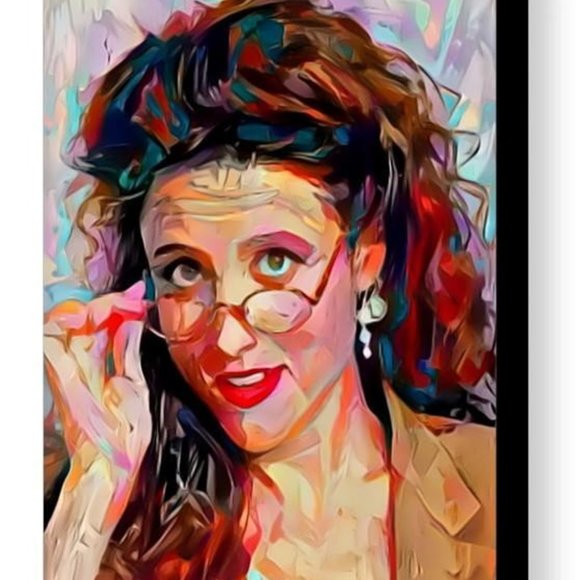 Art | Framed Seinfeld Abstract Elaine Benes 85x11 Print Limited Edition ...